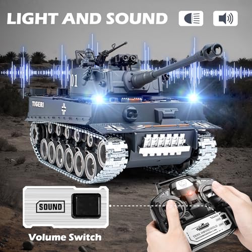 1:18 Scale Alloy Metal German Tiger I Remote Control Tank - Scale Model ...