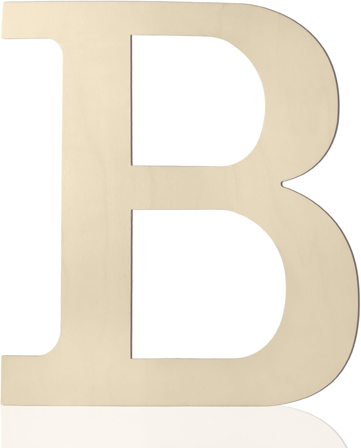 Amazon.com: Wooden Letters 12 Inch B, 1/5 Inch Thick Large Wooden ...
