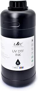 Amazon.com: L&C Premium Led UV Curable Ink UV DTF Ink for Flatbed ...
