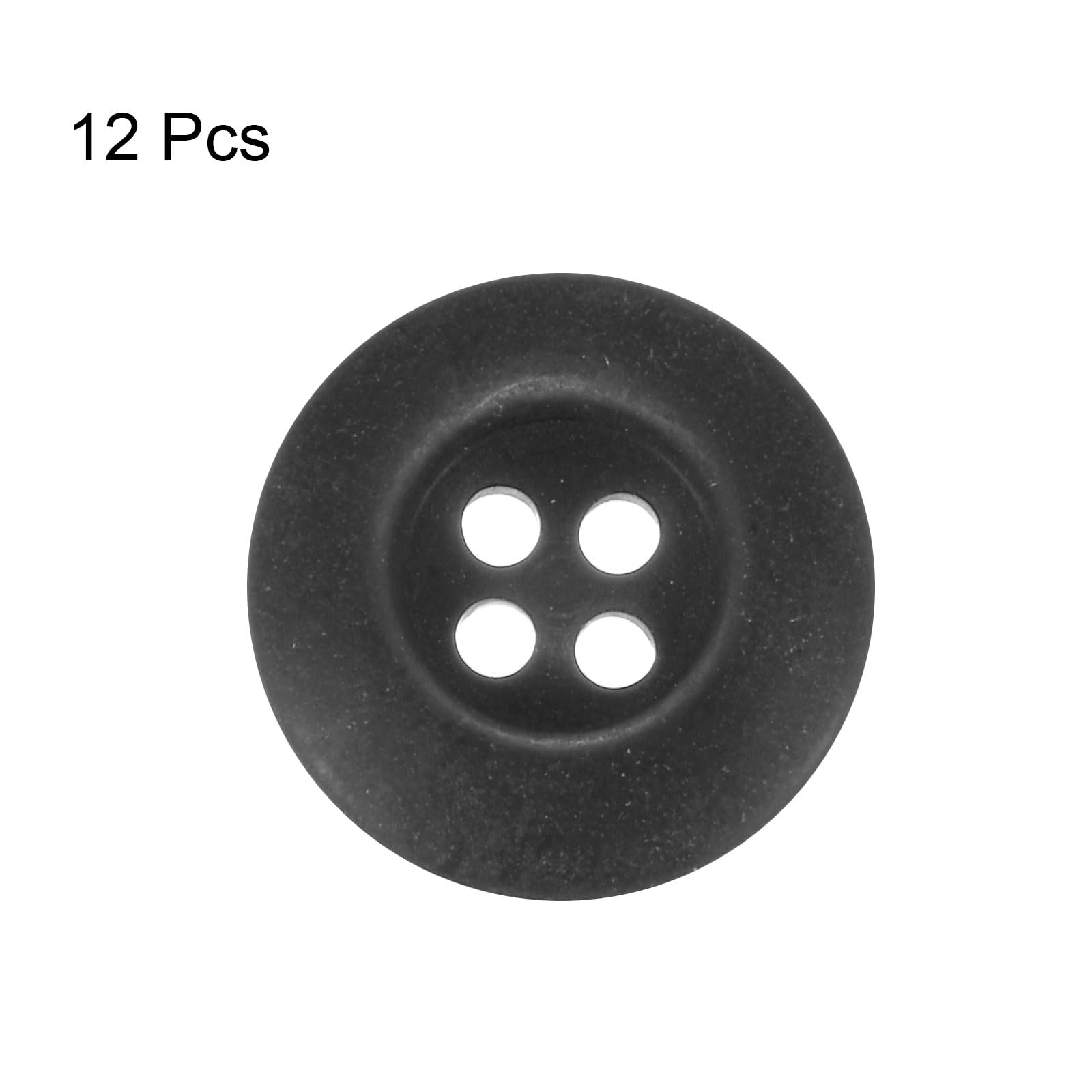 Small Buttons 200-Piece Round Sewing Buttons - 10mm Resin Buttons In 10 ...