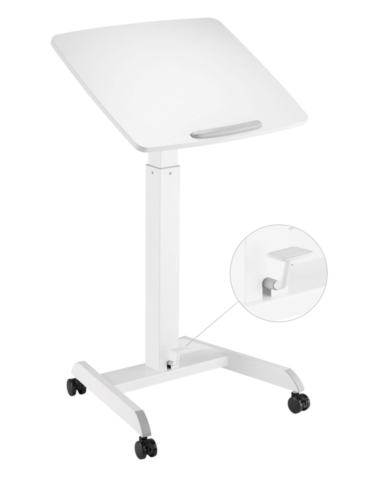 Hieyes Stand Steady Multifunctional Tilting Mobile Podium Portable Sit ...