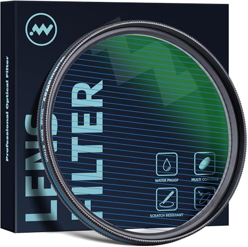 Amazon.com : K&F Concept 82mm Blue Streak Lens Filter Rotating Circular ...