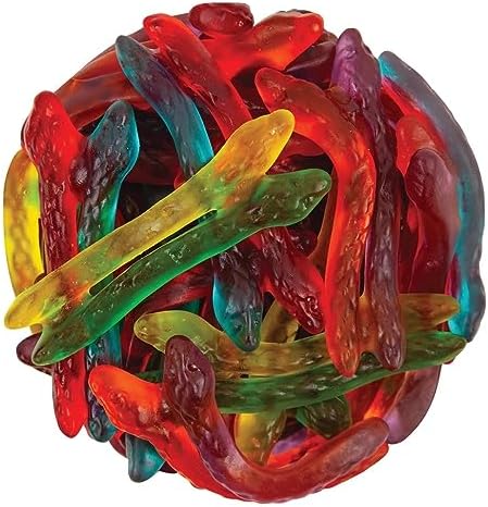 Amazon.com : Bayside Candy Twin Snakes Sweet & Sour Gummi Candy - Sour ...
