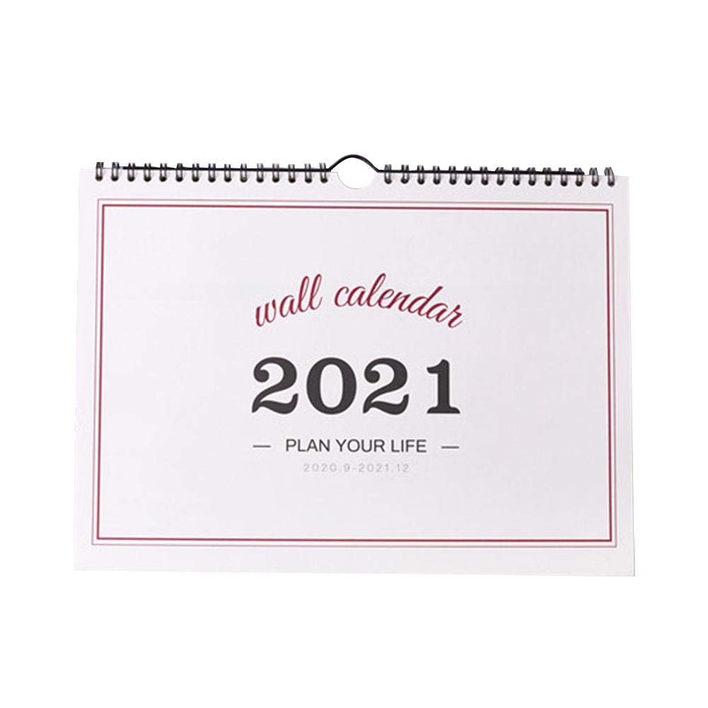 Rethyrel Hanging Desk Calendar 2020 2021 Home Planner Wall Calendar ...