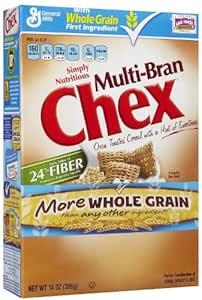 Amazon.com: Multi-Bran Chex Oven Toasted Cereal 14 oz : Grocery ...