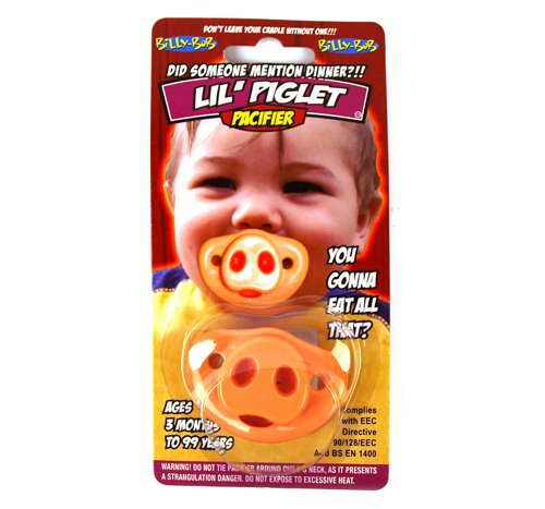 Billy Bob Teeth Inc Women's Lil Piglet Pacifier : Amazon.in: Baby Products