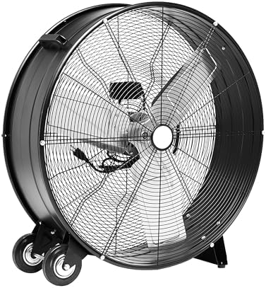 Amazon.com: Strongway Belt Drive Drum Fan - 48in., 20,600 CFM, 9/10 HP ...