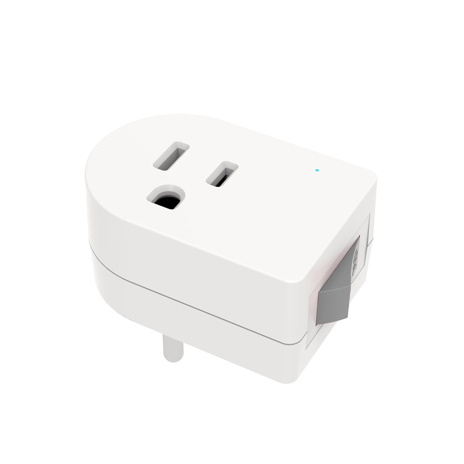 Grounded Single Outlet Surge Protector Power Adapter with On/Off Rocker ...