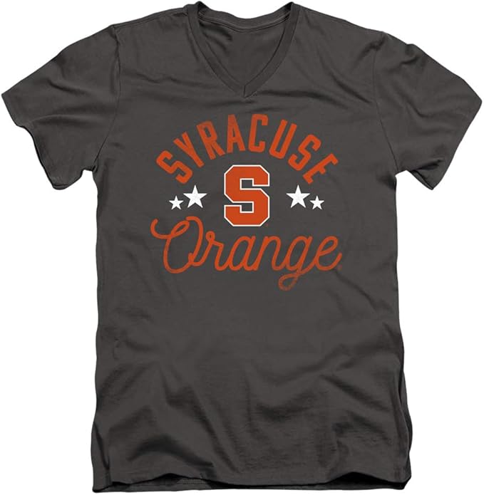 Amazon.com: Syracuse University Official Orange Unisex Adult V-Neck T ...