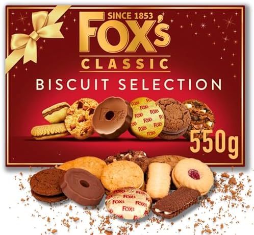 Green Christmas Door Gift Set - Novelty Christmas Biscuits Gift Set Tin ...