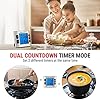 Amazon.com: ThermoPro TM02 Digital Kitchen Timer with Dual Countdown ...