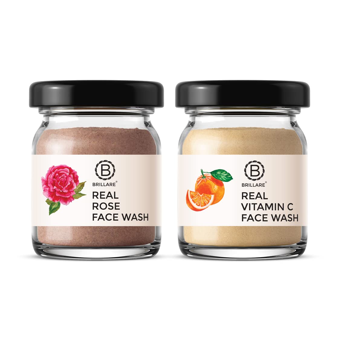 Brillare Rose Face Wash | Anti Ageing Skin | Sandalwood & Coconut Face ...
