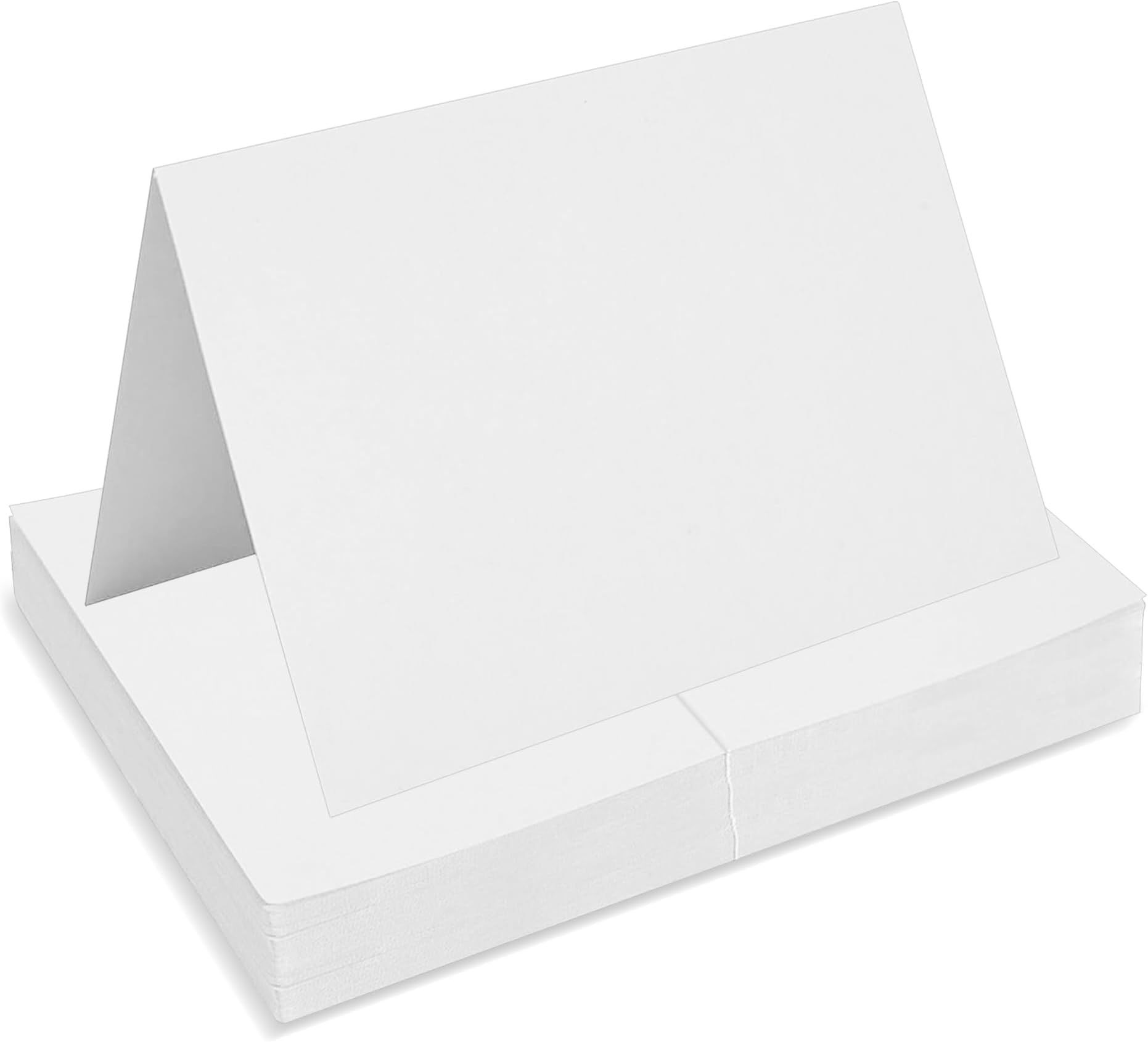 Amazon.com : Augacage 100 Pack Blank Greeting Cards 5" x 7" 140lb ...