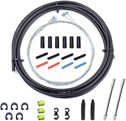 Bicycle Brake Cable Set, Universal Bike Brake Shifter Cable Kit ...