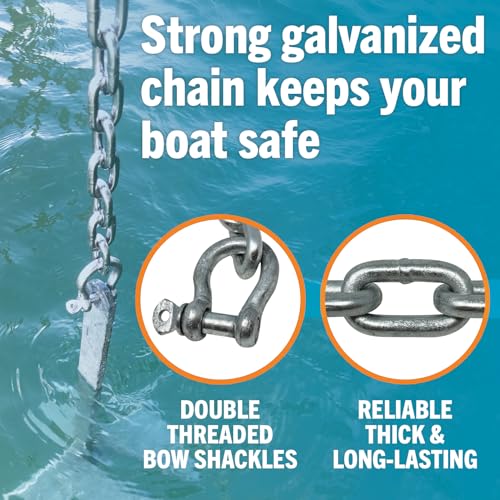 Snapklik.com : Galvanized Anchor Chain, Boat Anchor Chain, Anchor ...