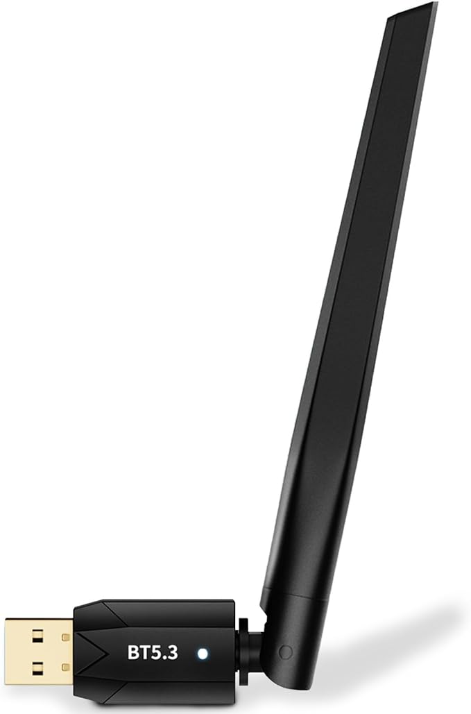 Amazon.com: Bluetooth Adapter for PC - Long Range USB Bluetooth 5.3 ...
