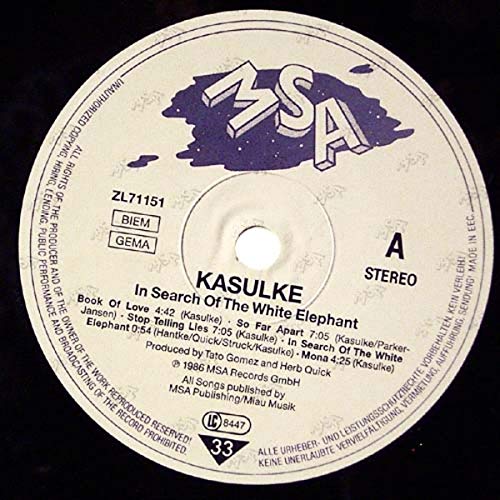 Amazon.com: In search of the white elephant (1986) / Vinyl record ...