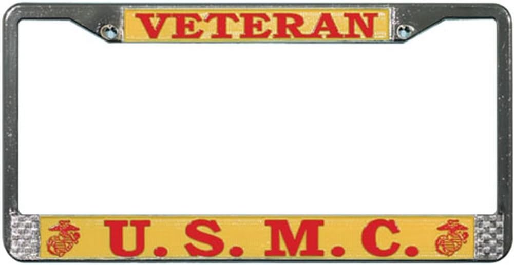 Amazon.com: Officially Licensed Marine Corps USMC Car License Plate ...