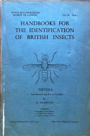 Diptera: Introduction and key to families (Handbooks for the ...