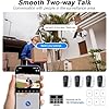 SANSCO 2K Wireless Security Camera System, 4PCS 4MP Solar WiFi Cameras ...