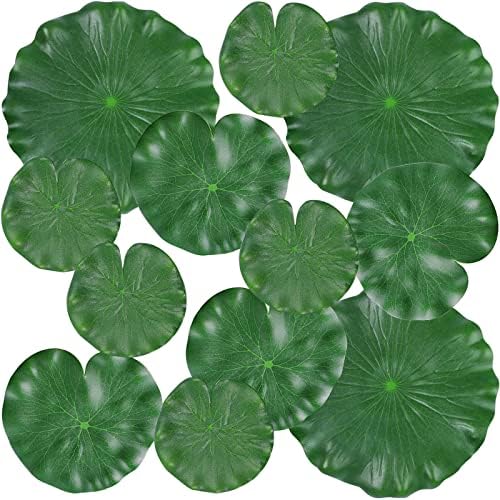 Amazon.com: WhistenFla 28 Pcs Realistic Lily Pads Leaves for Ponds, 4 ...