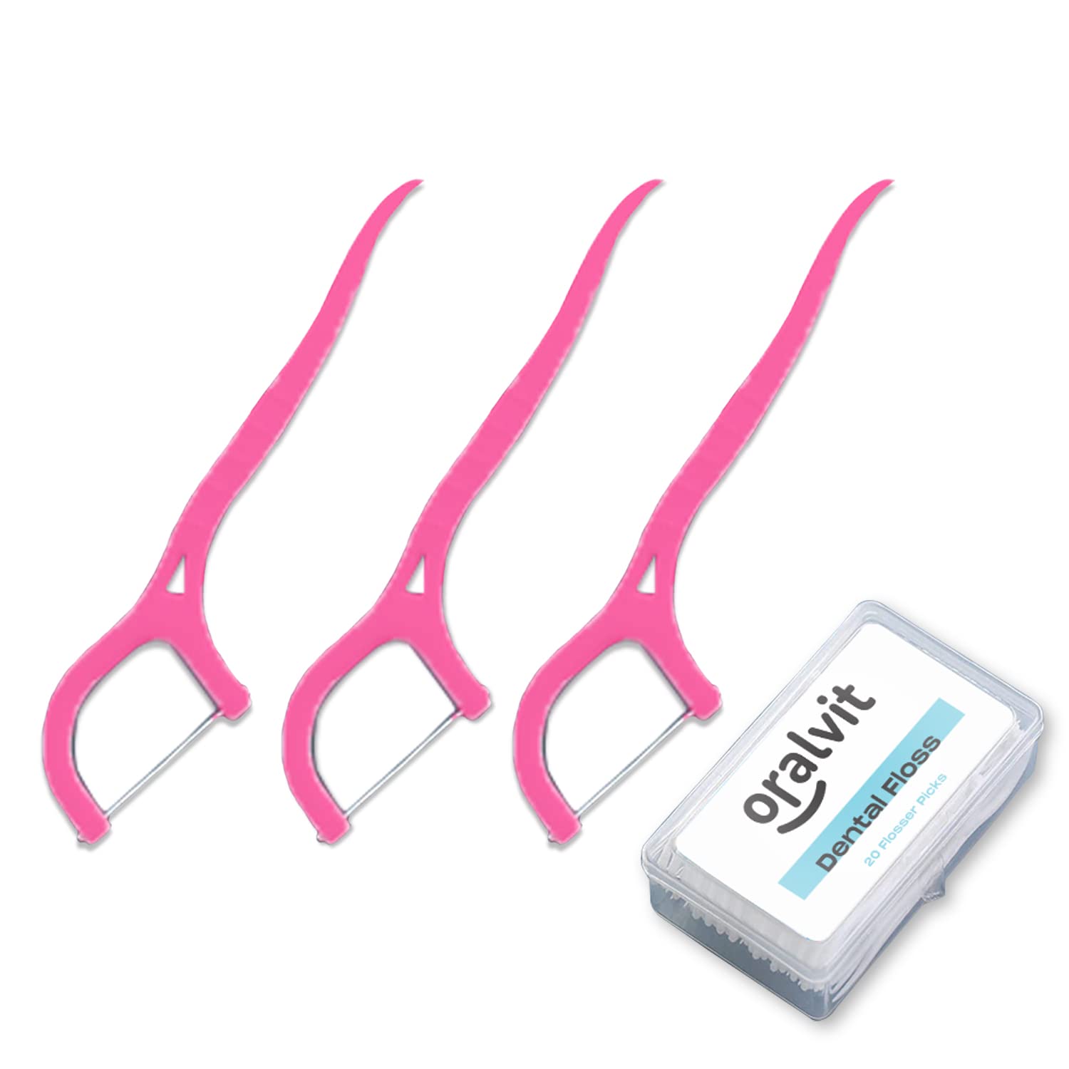 Buy Oralvit Dental Floss Toothpicks for Teeth Cleaning, Fresh Breath ...
