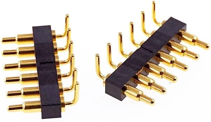Amazon.com: Dciustfhe 5pcs Spring Loaded Pogo Pin Connector 6 Pin, 2.54 ...