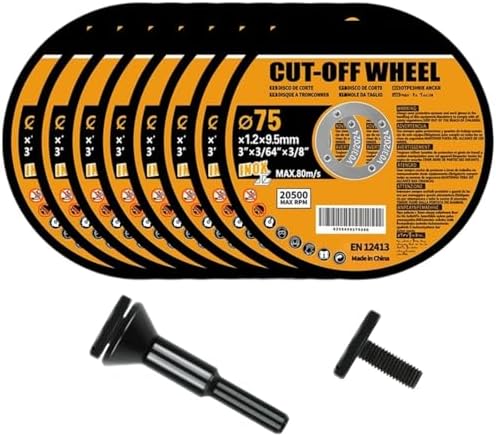 Cut Off Wheels 75mm 10PCS Stainless Steel & Resin Metal Cutting 75mm X ...