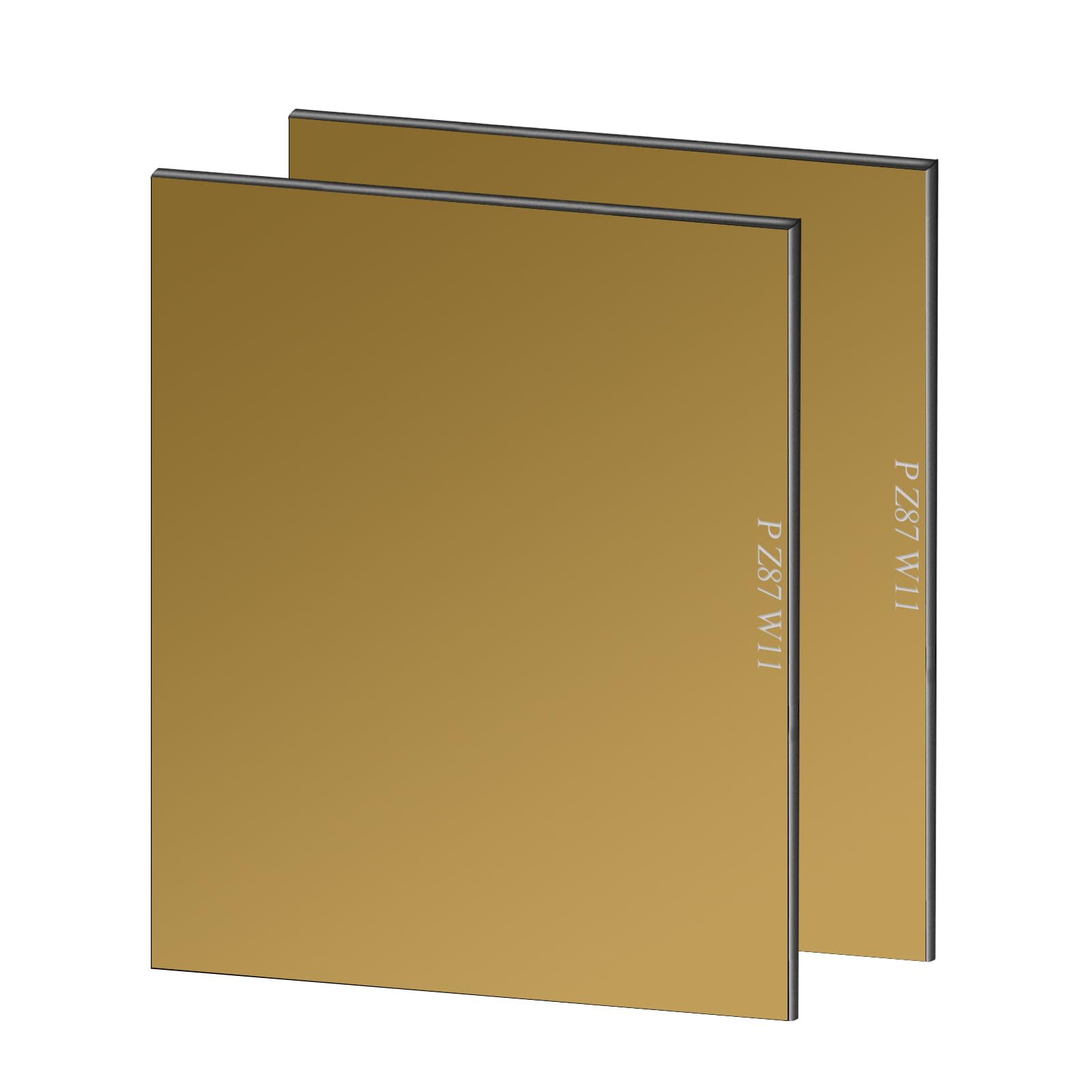 JustHot 2 EACH Shade 11 Gold Welding Glass Lens Helmet Filter Darkening ...