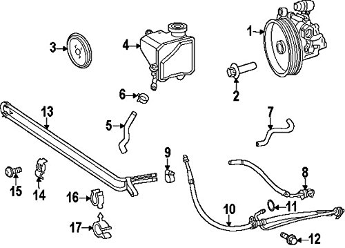 Amazon.com: Mercedes-Benz 906 466 04 81, Power Steering Return Hose ...