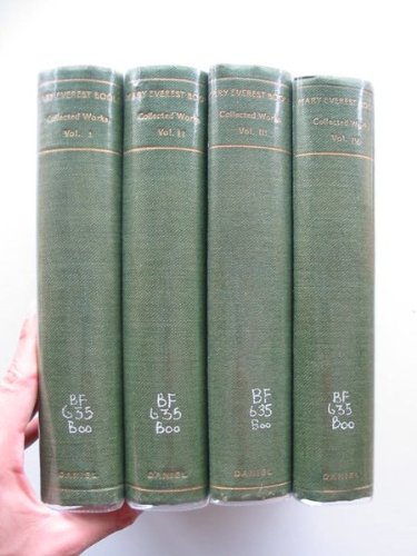 MARY EVEREST BOOLE COLLECTED WORKS: Amazon.co.uk: Mary Everest Boole ...