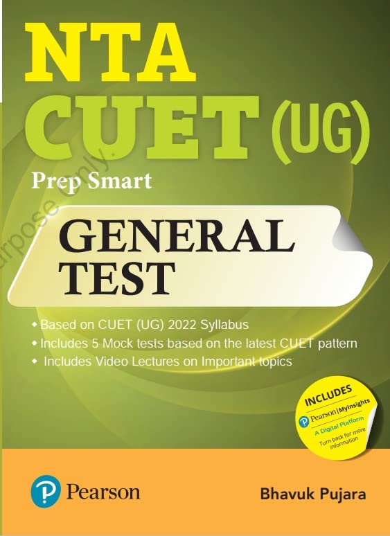 NTA CUET (UG) Prep Smart General Test, Based on CUET 2022 Syllabus with ...