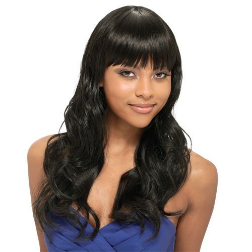 Amazon.com : KENDRA - Shake N Go Freetress Equal Synthetic Hair Wig #1B : Hair Replacement Wigs ...