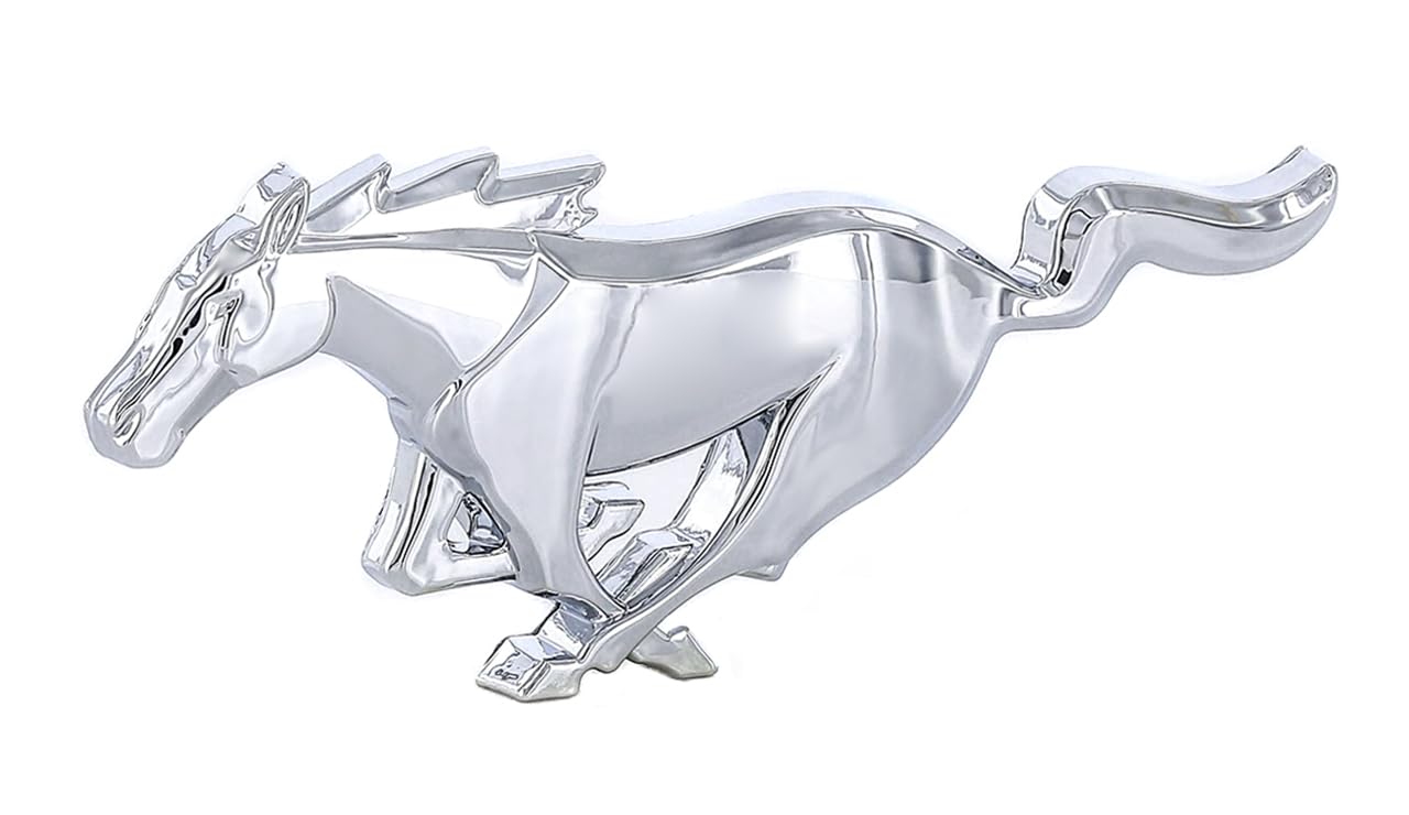 Ford Pony Logo Ford Mustang Running Horse Logo Neon Sign Blue