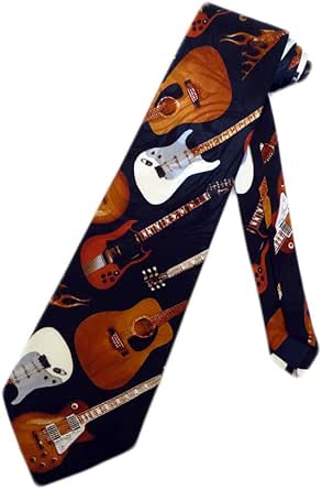 Amazon.com: Steven Harris Guitar Ties Mens Electric and Acoustic ...