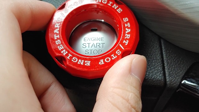 Watch Rotary Push Start Button Cover Ignition Protective on Amazon Live