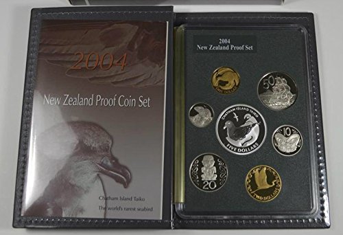 NZ 2004 Annual Proof Coin Set - Chatham Islands Taiko Uncirculated at ...