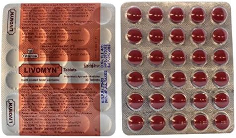 Charak Livomyn Tablets Liver Support Herbal Supplement 60 Tablets by ...