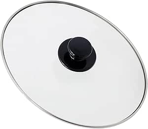 SPARES2GO Complete Oval Glass Lid & Knob Handle compatible with ...