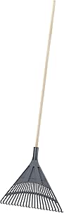 Amazon.com : Superio Adult Rake with Hardwood Handle, Durable Plastic ...