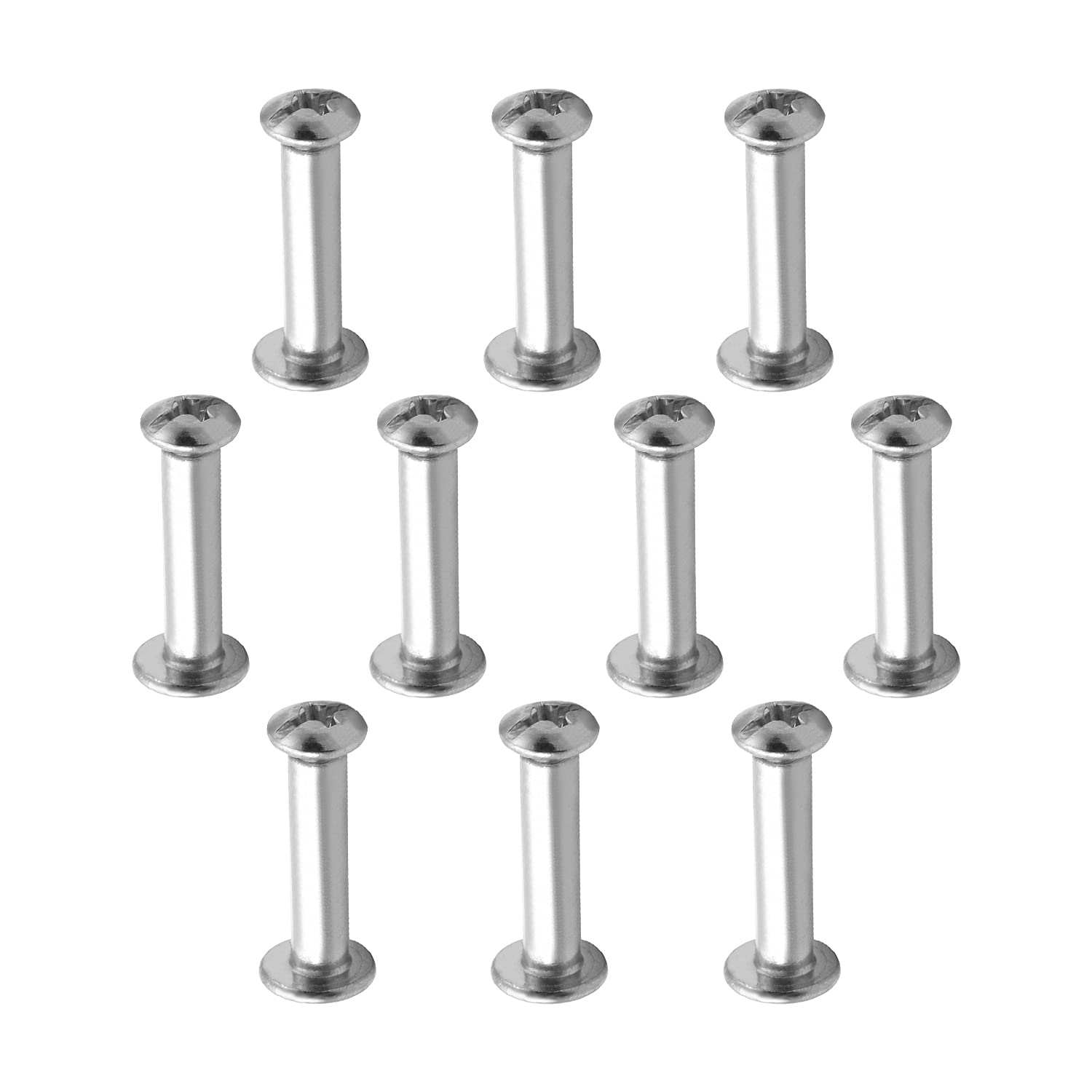Amazon.com: Bettomshin 20Pcs M3 Binding Screw, M3 x 16mm Nickel Plated ...
