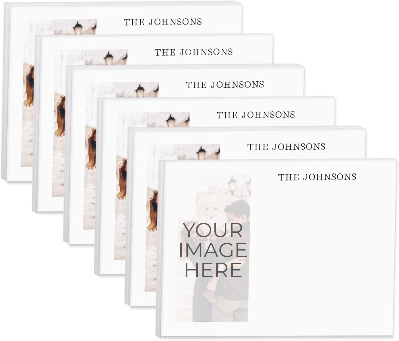 Amazon.com : Personalized Photo Sticky Note Pads / 4" x 3 ...