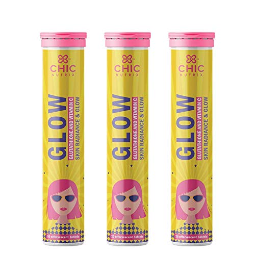 Chicnutrix Glow - Japanese Glutathione and Vitamin C For Skin Glow and ...