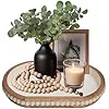 Amazon.com: SOFE Large Decorative Tray Oval Wooden Serving Trays, 16 ...