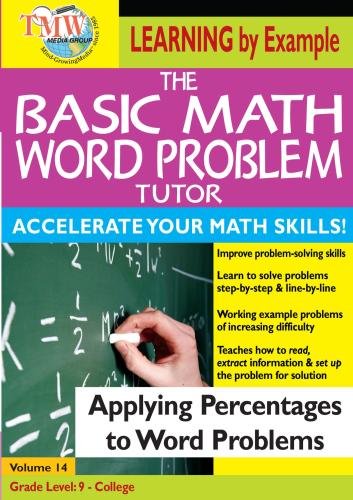 Amazon.com: Basic Math Word Problem Tutor: Applying Percentages to Word ...