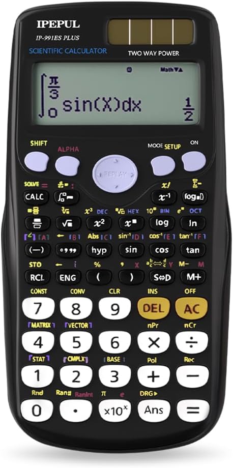 Amazon.com : Scientific Calculators, IPepul Math Calculator with 417 ...