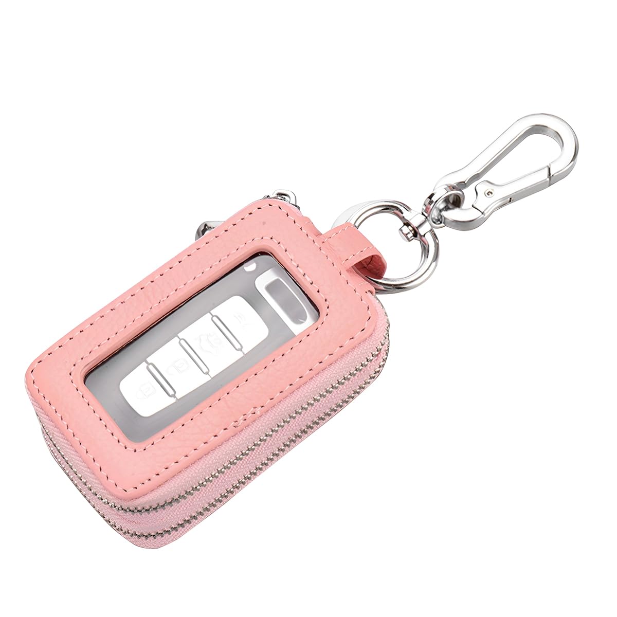 Amazon.com: BELOMI Car Key Fob Case, Genuine Leather Remote Keychain ...