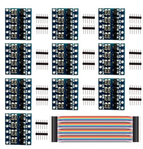 DAOKI 10 Pcs 3.3V to 5V 4 Channels IIC I2C Logic Level - Want It All