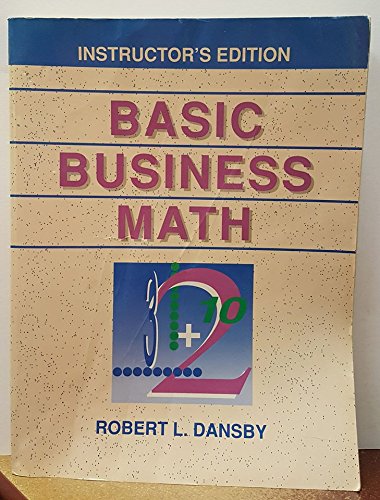 Basic Business Math Ins/Ed Dansby : Amazon.in: Books