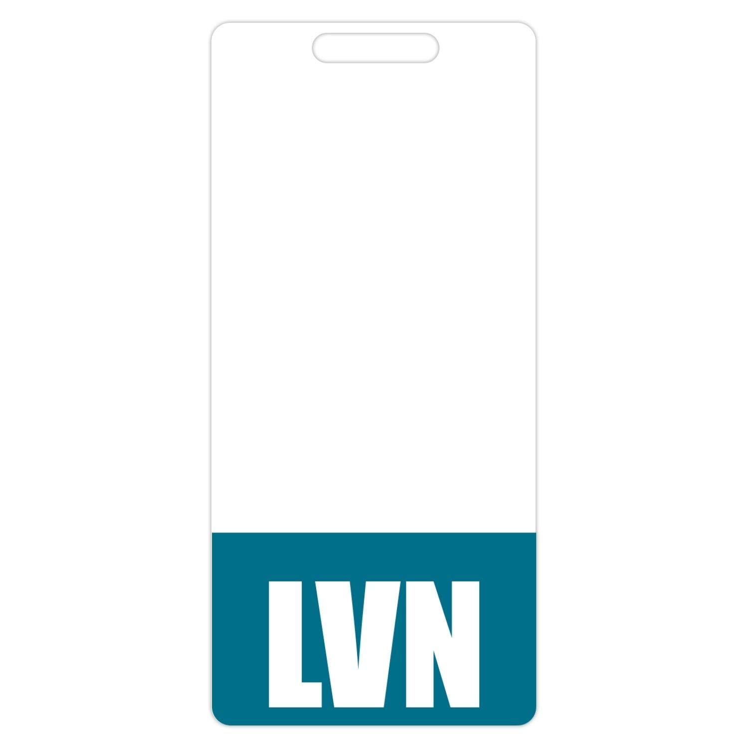 Amazon.com : LVN Badge Buddy (Teal) - Vertical Heavy Duty Badge Tags ...